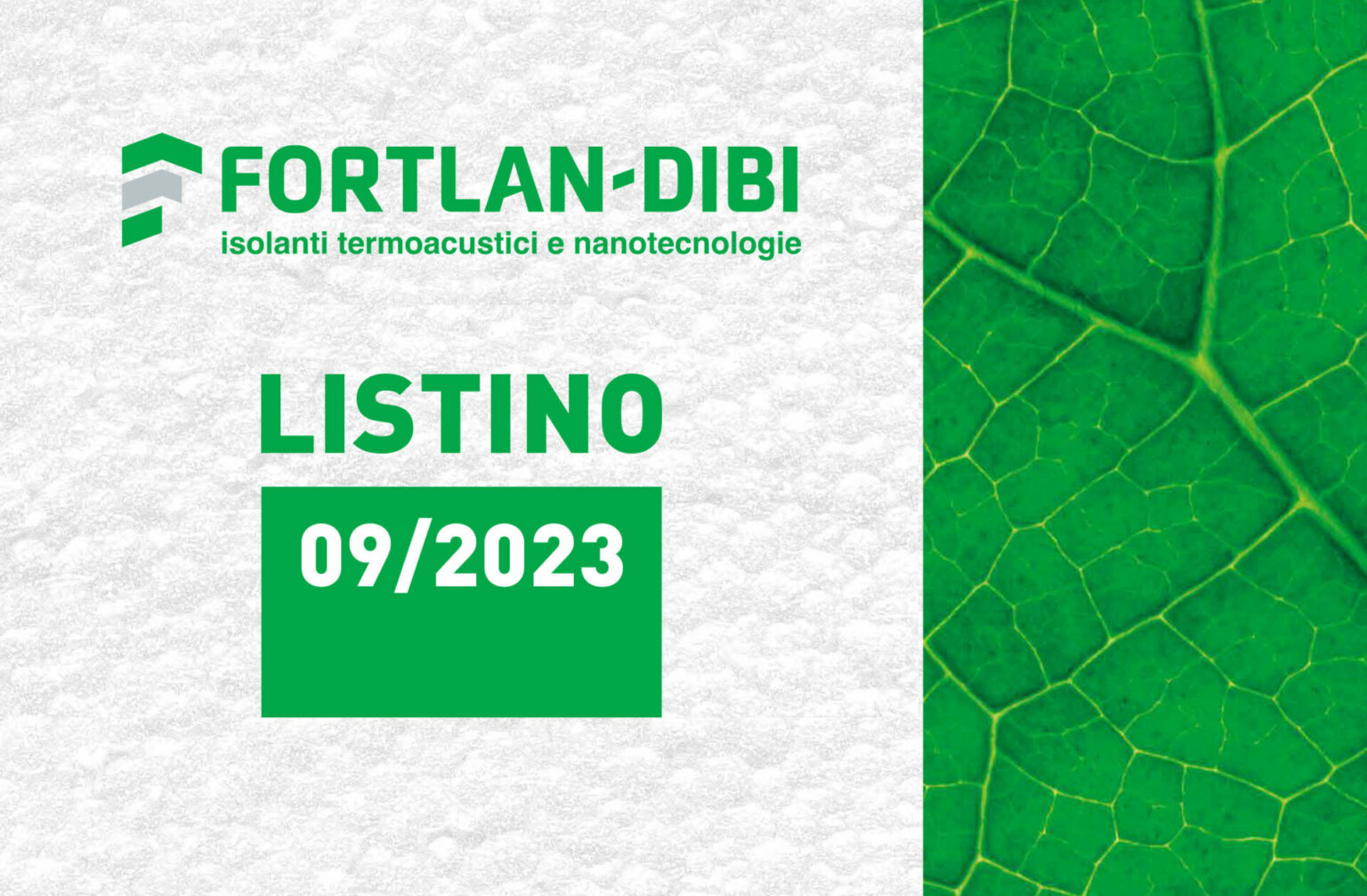 Listino 09/2023 • Fortlan-Dibi
